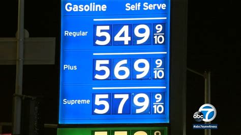 Average La County Gas Prices Continue To Hit Record Highs Jumping 50