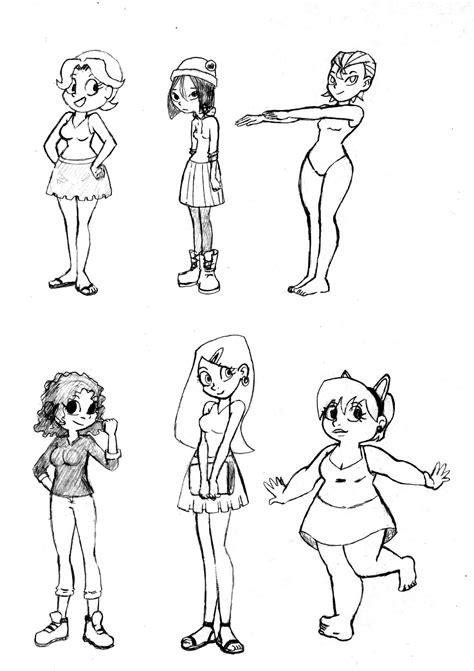 Sketchbook Girls 2 By Lrrh2019 On Deviantart