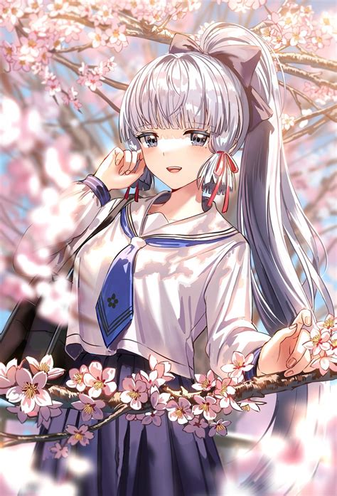 Kamisato Ayaka Genshin Impact Drawn By Silencegirl Danbooru
