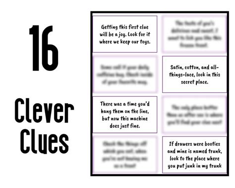 Sexy Treasure And Scavenger Hunt For Adults Kinky Valentines Etsy