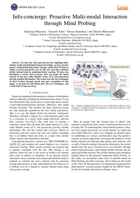 Pdf Info Concierge Proactive Multi Modal Interaction Through Mind Probing