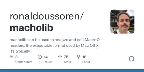 GitHub Ronaldoussoren Macholib Macholib Can Be Used To Analyze And Edit Mach O Headers The