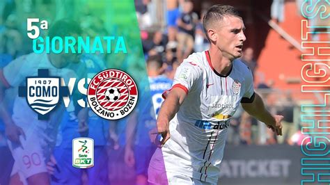 HIGHLIGHTS Como vs Südtirol 0 2 SERIE BKT YouTube