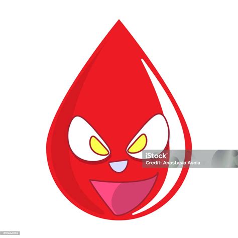 Doneren Druppel Bloed Logo Donor Concept Bloed Pictogram Grappige Bloed