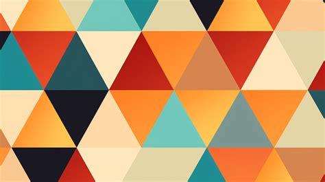 Geometric Stylish Texture Seamless Triangle Pattern In Vector Format Background Fashion Pattern