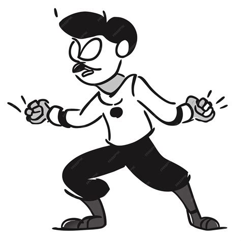 Premium Vector Bandicoot Hand Drawn Cartoon Sticker Icon Concept Isolated Illustration