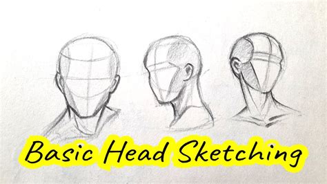 Drawing Head In Different Angles Tutorial How To Draw Basic Head