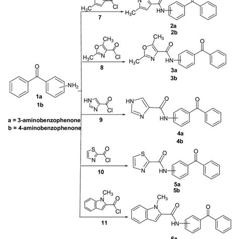 Scheme 1 Synthesis Of The Target Compounds 2 6 A B Download
