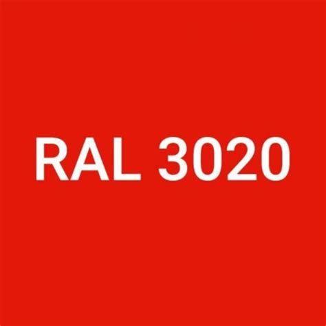 Ral 3020 Traffic Red Euroresins More Than 40 Years In The