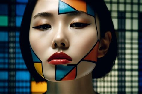 Premium Photo Closeup Mouth Fashion Model Accessories Close Up