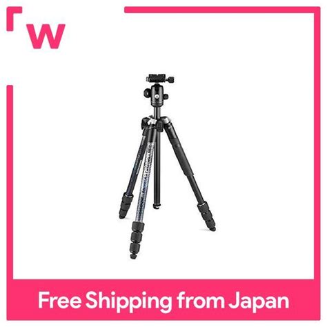 Manfrotto Tripod Element Mii Aluminum 4 Section Black Travel Tripod