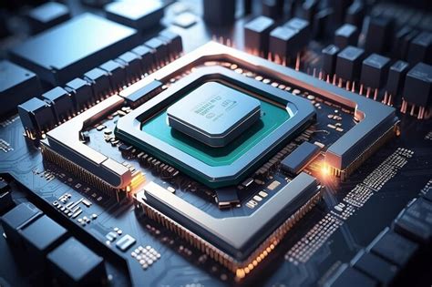 Premium Photo Central Computer Processors CPU Concept Motherboard Digital Chip Tech Science