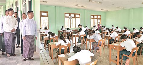 ၂၀၂၃ ခုနှစ် တက္ကသိုလ်ဝင်စာမေးပွဲ တတိယနေ့အဖြစ် သင်္ချာဘာသာရပ် ဆက်လက်ဖ