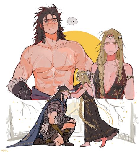 Queen Marika The Eternal Godfrey First Elden Lord And Hoarah Loux