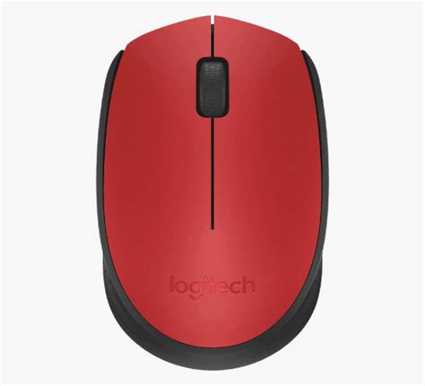 Logitech Mouse Wireless M Red