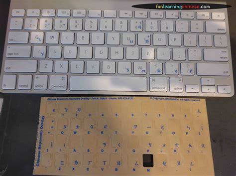 The Bopomofo Stickers On Their Sheet Are Supposedly Matched To The
