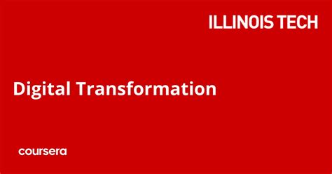 Digital Transformation Coursera