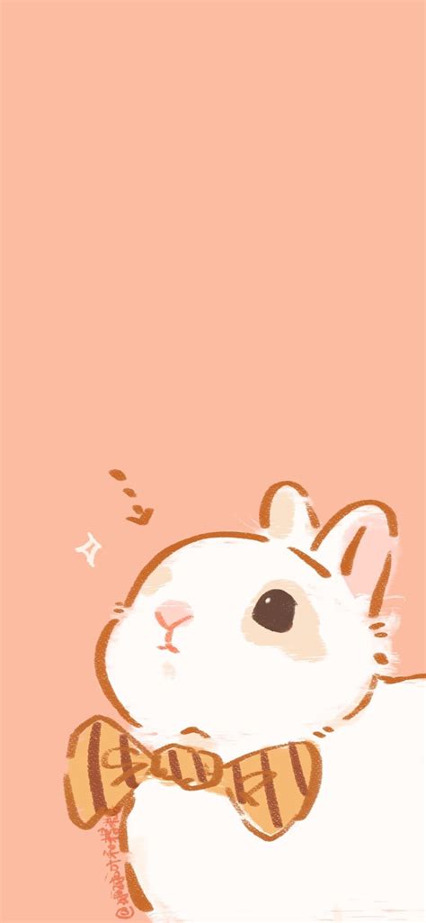 Pin By My My On Bunny Cute Cartoon Wallpapers Cute Doodle Art Bunny