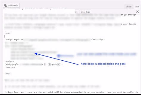 Google Adsense How Where To Place Adsense Code In Your Website A THEORY