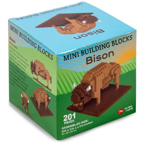 Mini Building Blocks Bison