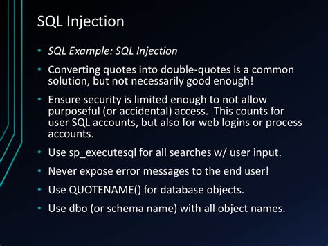 Dynamic SQL Writing Efficient Queries On The Fly Ppt Download