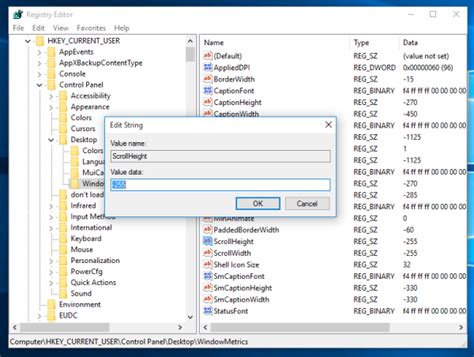 How To Change The Size Of Scrollbars In Windows 10