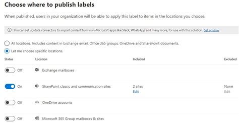Missing The ‘apply Label Option In Sharepoint Online Records About