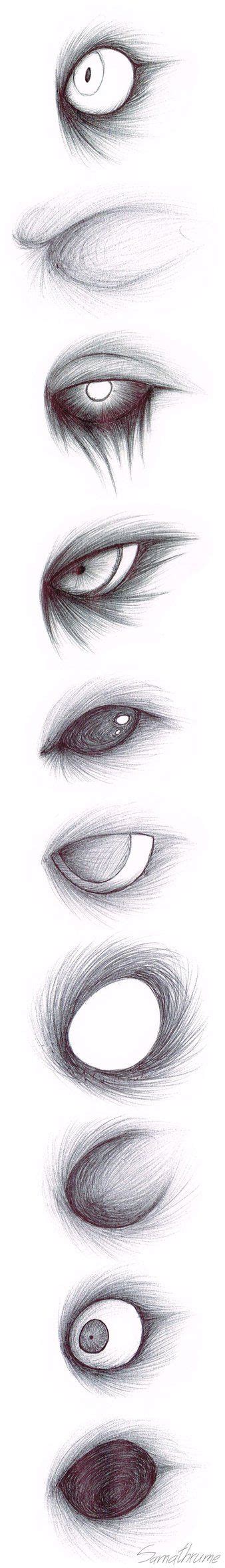 How To Draw Eyes Creepy