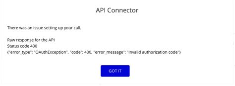 Instagram Oauth Api Works Great In Postman But The Api Connector Gives