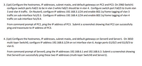 cs4471 inter vlan routing using router on a stick and
