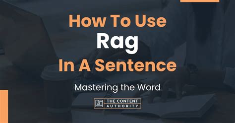 What Is The Slang Word Rag Mean At Wade Diaz Blog