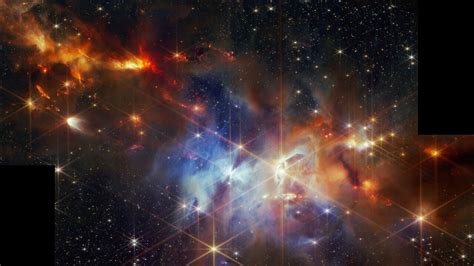 James Webb Telescope Spots A Dozen Newborn Stars Spewing Gas In The