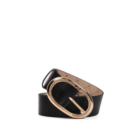 Cinto Quadril Couro Preto Fivela Dourada Strass Jorge Bischoff Sapatos bolsas e acessórios em
