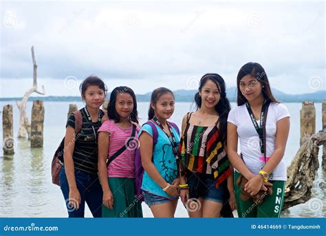 Teenage School Girls In The Philippines Editorial Stock Image Image