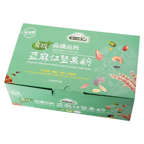 國軍福利站網路商店 統一生機 有機高纖高鈣亞麻仁堅果粉