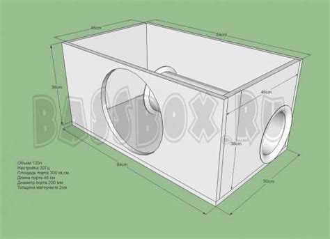 Короб под 15 сабвуфер на трубе – Subwoofer Box Design Software | 3D Sub ...