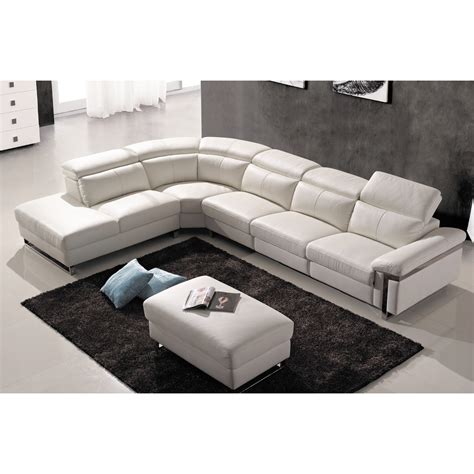 Canapé d angle relax en cuir buffle italien de luxe 7 places RELAXINO