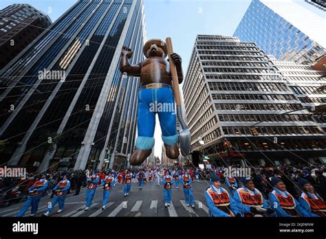 New York New York November 24 2022 The Smokey Bear Balloon Returns