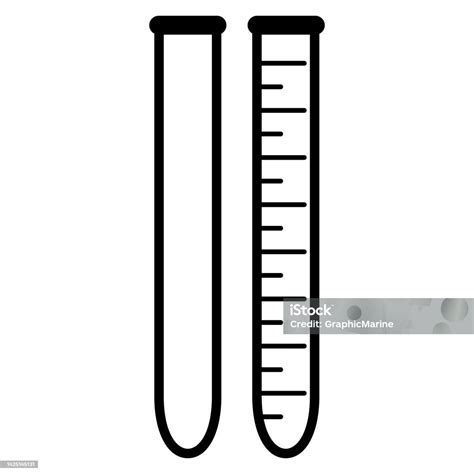 화학 시험 관 벡터 아이콘은 미니멀 한 간단한 평면 그림을 설정합니다 흰색 배경에 고립 된 과학에 대한 실험 화학 플라스크 건강