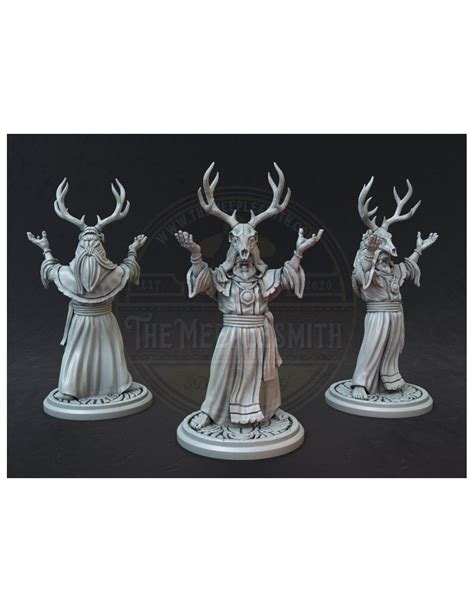 Cultist Of The Order Miniatures Size 28mm Character Pack Of 3 Minis