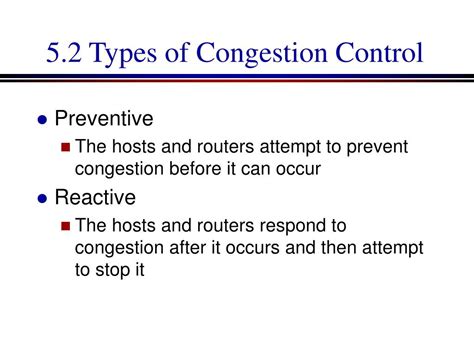 Ppt 5 Congestion Control Powerpoint Presentation Free Download Id638057