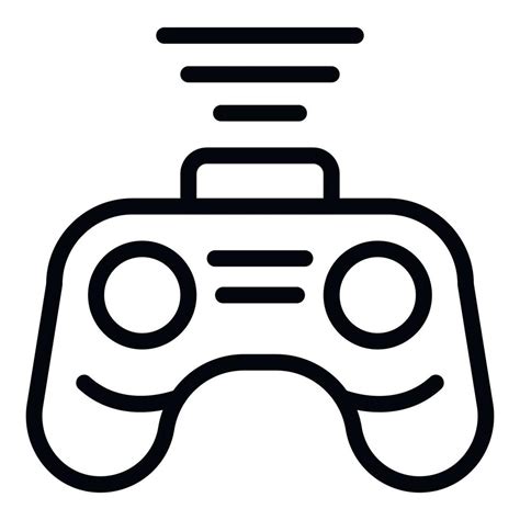 Wireless Joystick Icon Outline Vector Online Game 16158539 Vector Art At Vecteezy