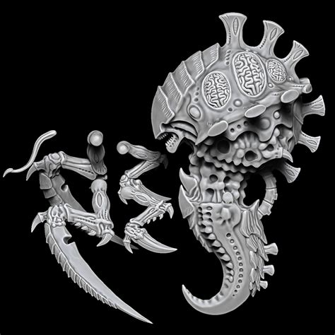 Stl File Space Bugs Insectes De Lespace 23 🛰・3d Printing Design To