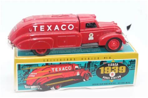 ERTL TEXACO 1939 Dodge Airflow Tanker Lkw Bank In Box EUR 24 56
