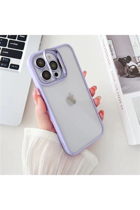 Cepmoda Iphone 13 Pro Max Lens Standlı Kamera Koruyucu Hediyeli Premium