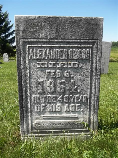 Alexander Samuel Griggs 1805 1854 Find A Grave Memorial