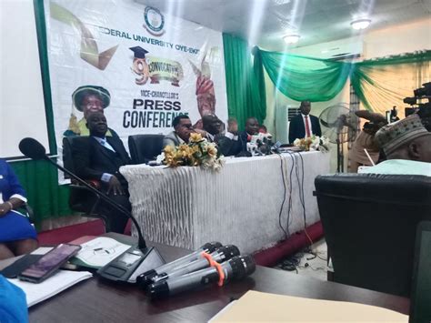 Fuoye Hosts 9th Convocation Showcases Milestones In Growth And Development News