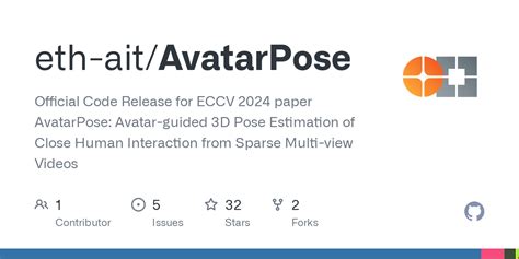 Github Eth Ait Avatarpose Official Code Release For Eccv Paper Avatarpose Avatar Guided