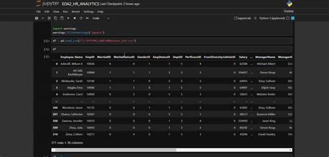 Bhabani Sankar Sahoo On Linkedin Hranalytics Datascience Eda Workforceinsights