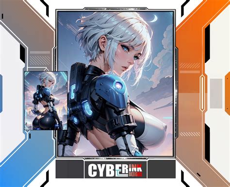 Anime Cyberpunk Female Cyborg Waifu Sexy Character Adult Wall Art